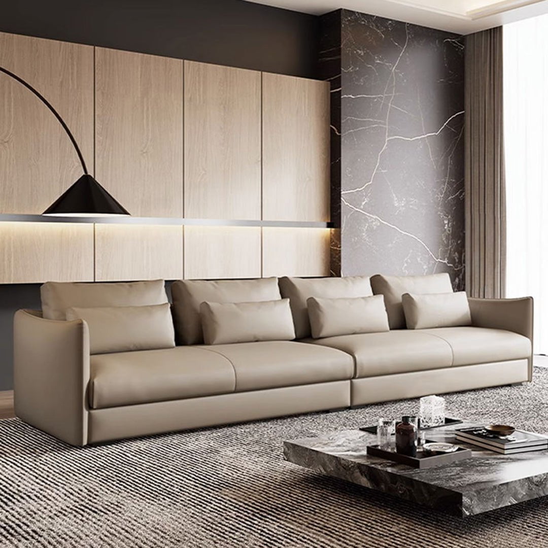 Contemporary Italian Leather Sofa – Articture