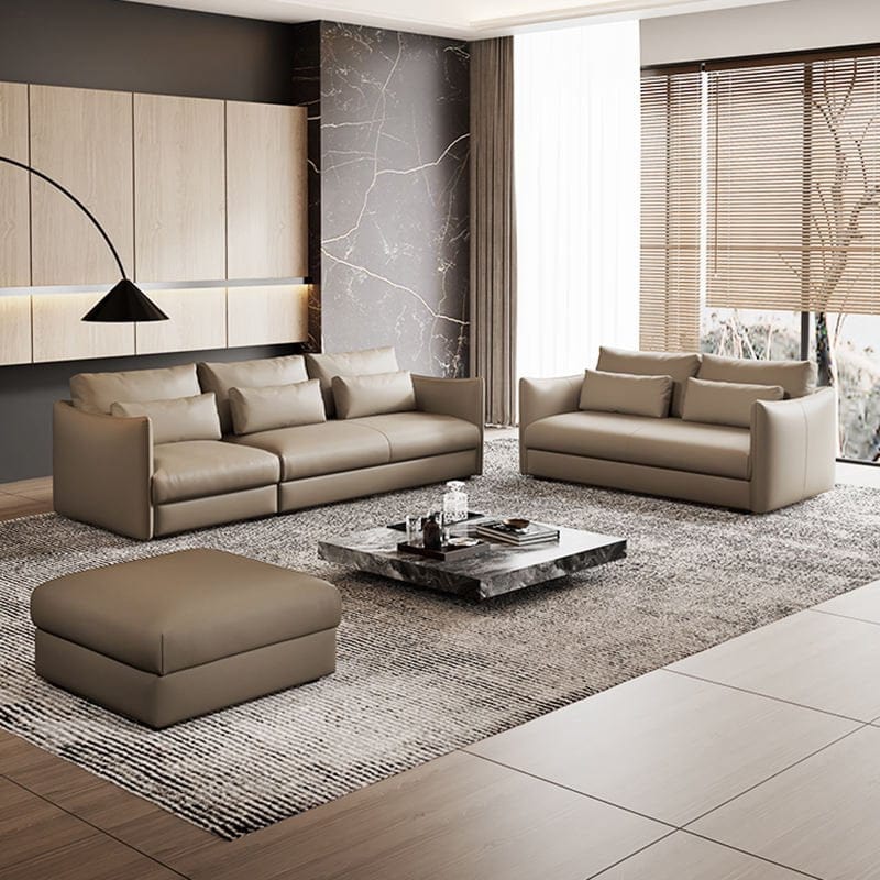 Contemporary Italian Leather Sofa – Articture