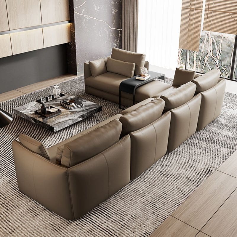 Contemporary Italian Leather Sofa – Articture