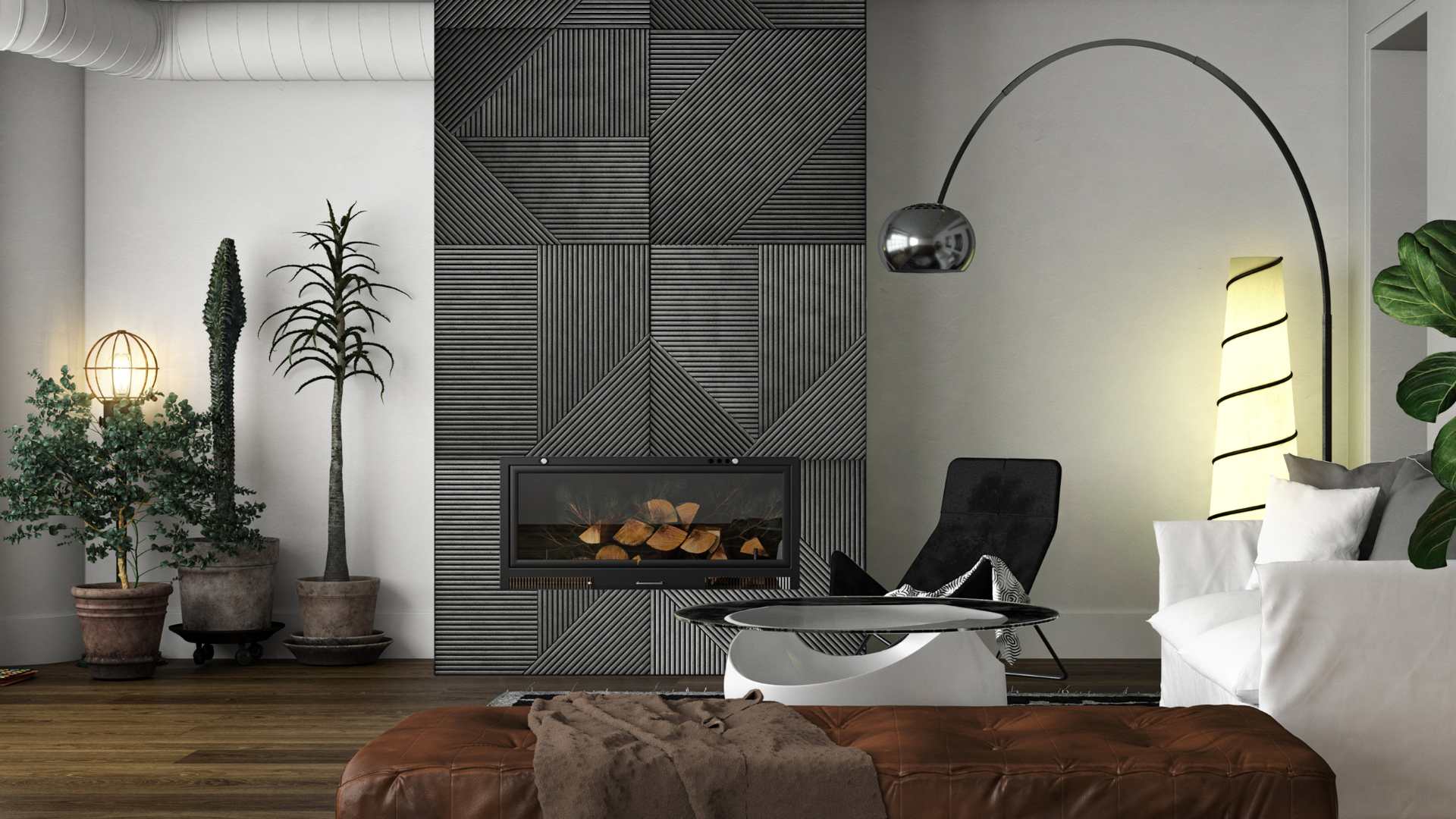 Hyde Modern Grooved Wall Panel – Articture