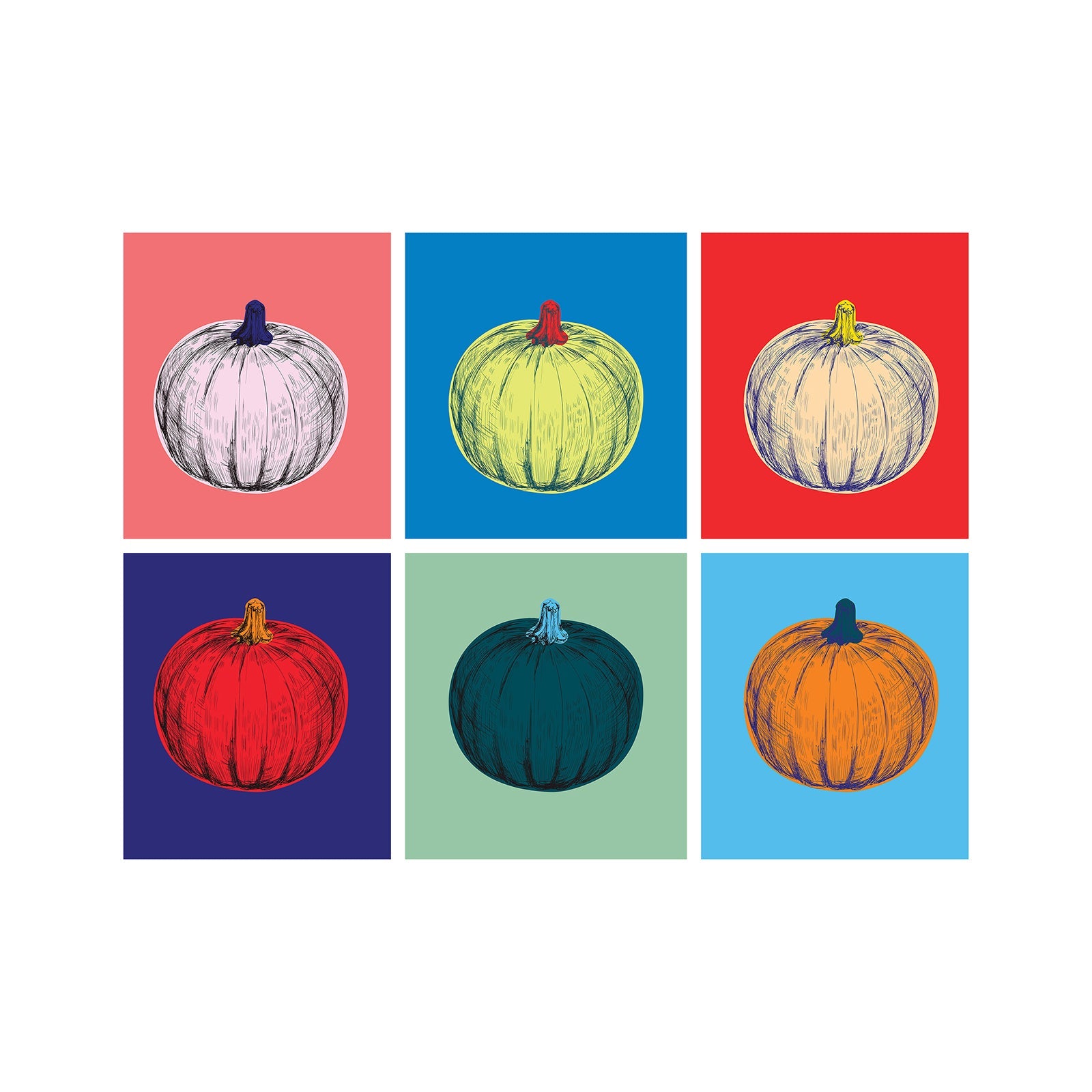 Pumpkin Pop Art Illustration – Articture