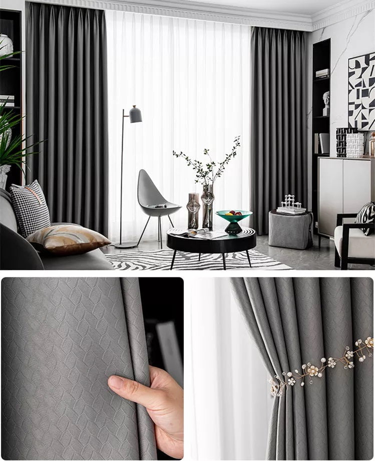 Elegant Embossed Drapes – Articture