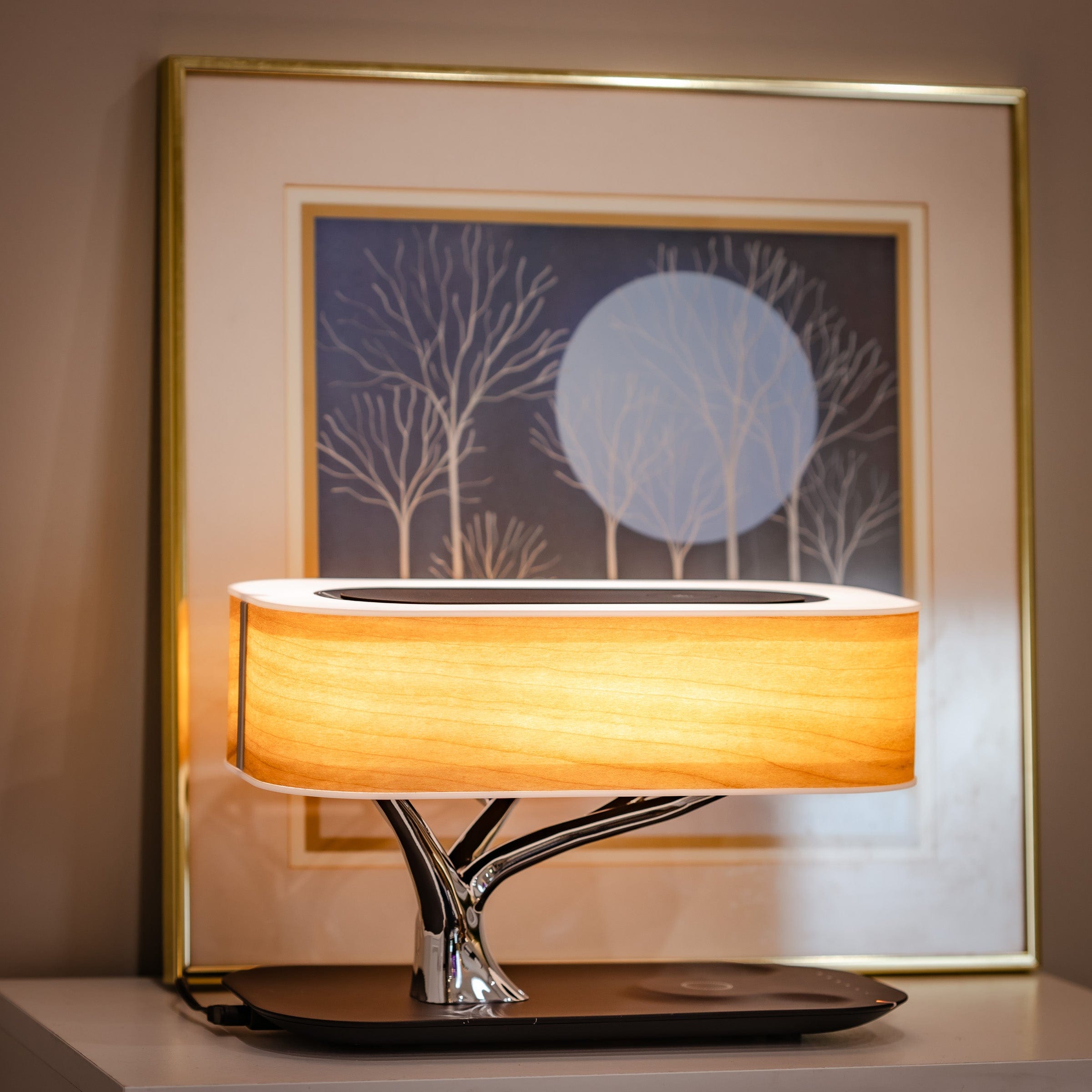 Light of Life Table Lamp | Wireless Charger and Bluetooth Speaker ...