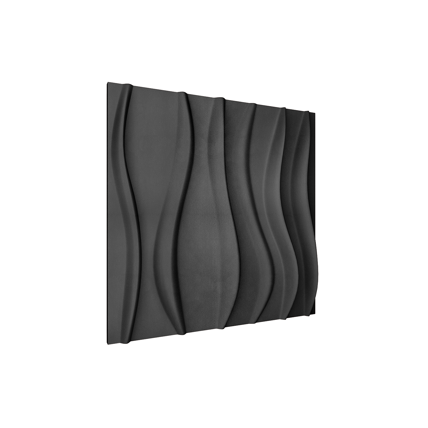 River Square 3D Leather Wall Panel – Articture
