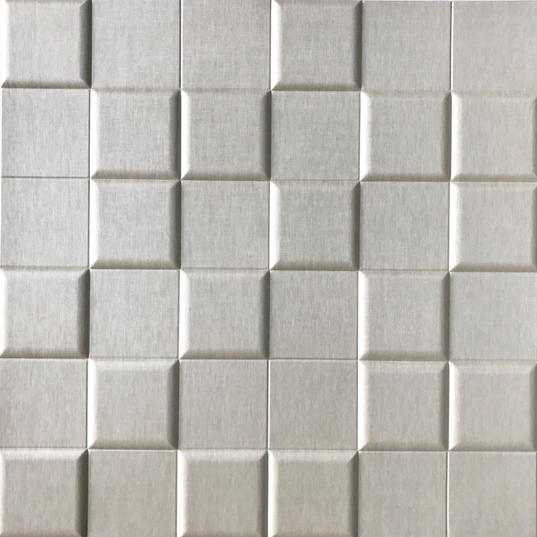 Tetris Square 3D Leather Wall Panel – Articture