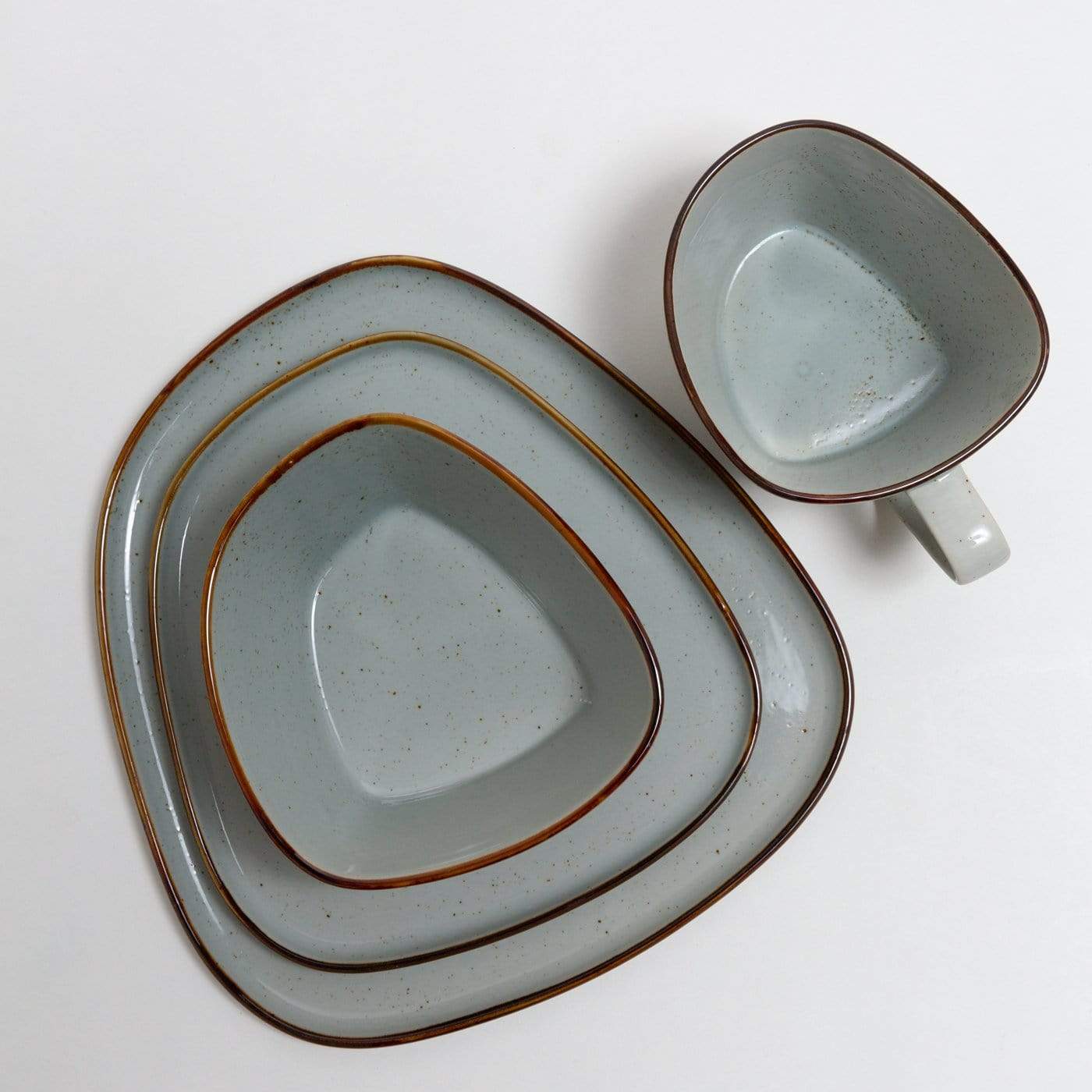 Diamond Plate Collection | Modern Square Dinnerware Set – Articture