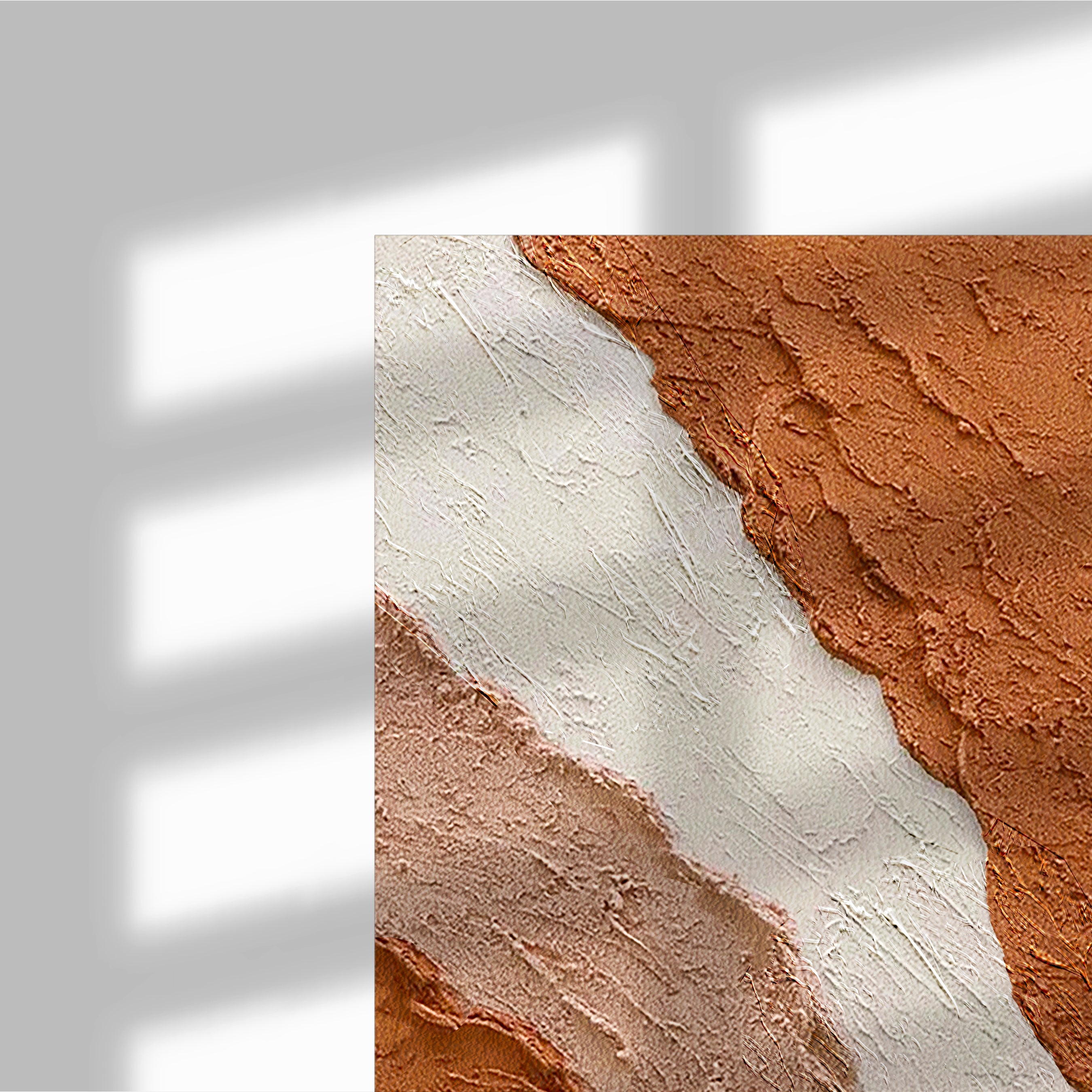 Terracotta Textured Wall Art – Articture