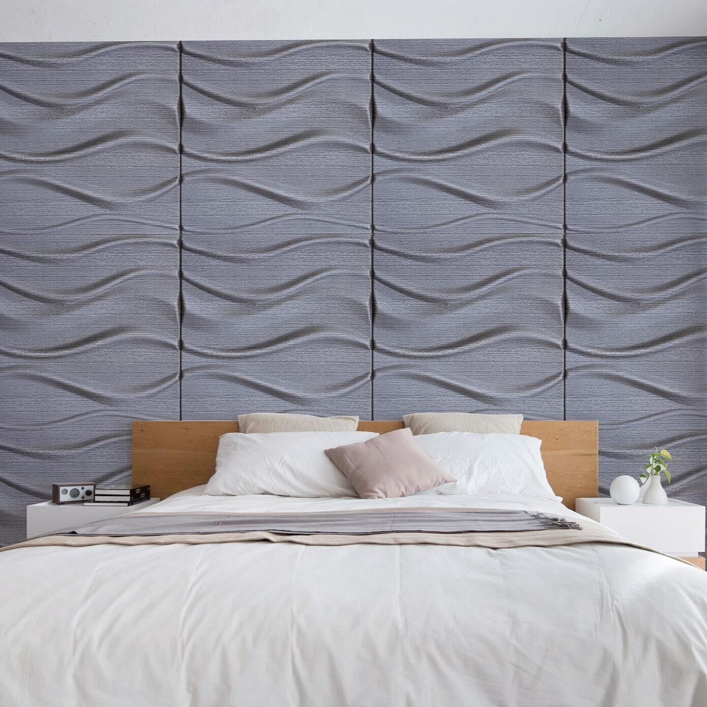 River Square 3D Leather Wall Panel – Articture