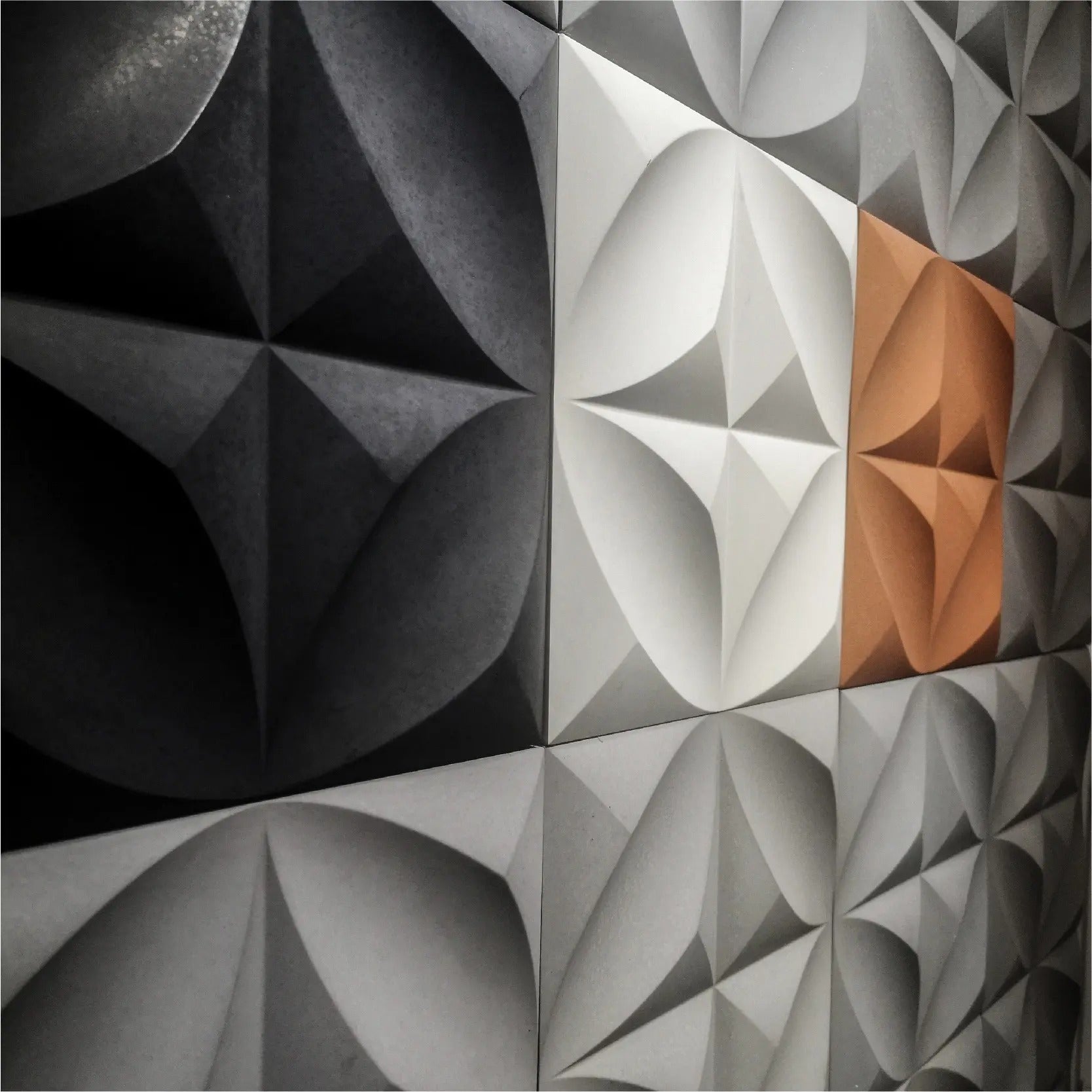 Prime Blossom 3D Concrete Wall Panel – Articture