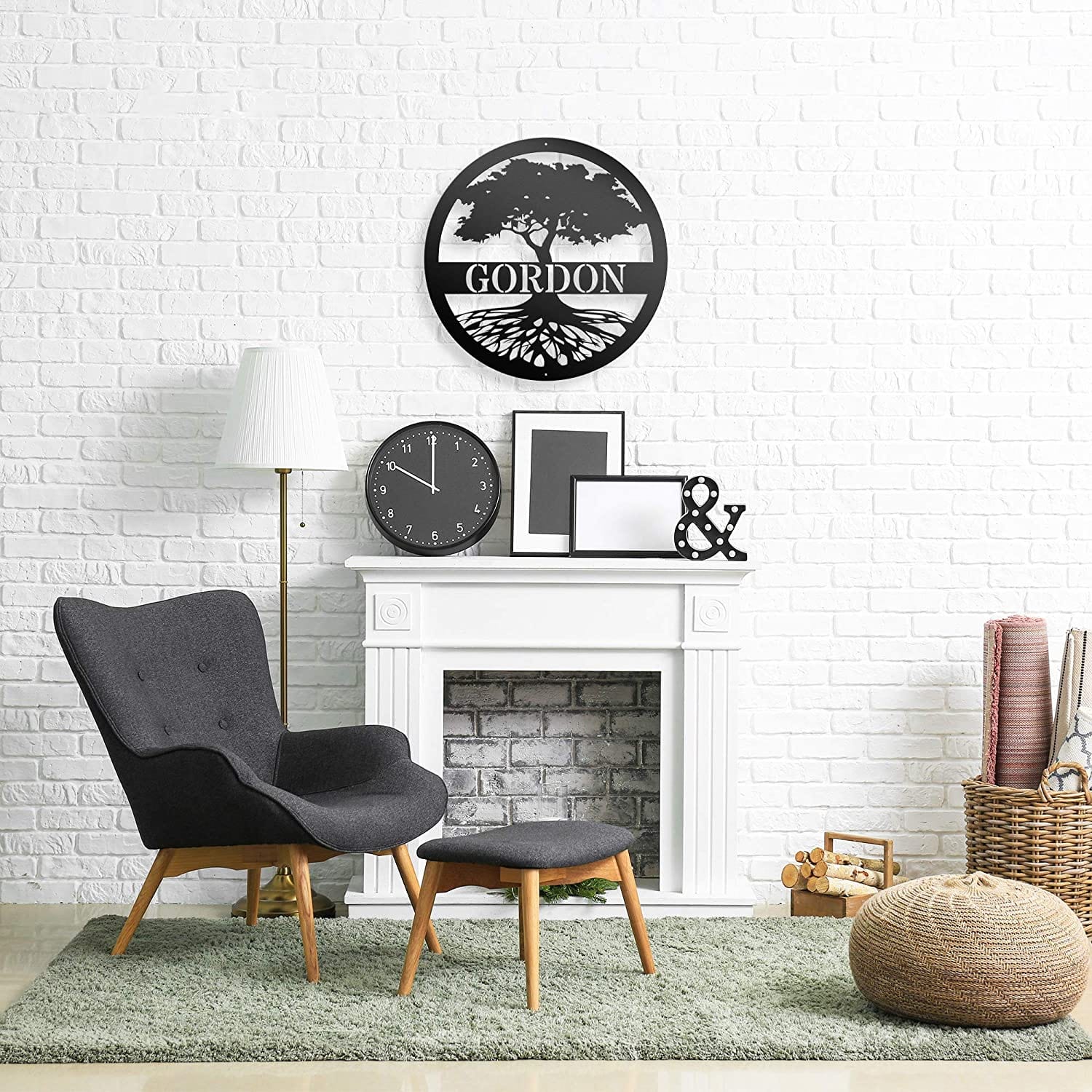 Custom Name Tree Metal Wall Art – Articture