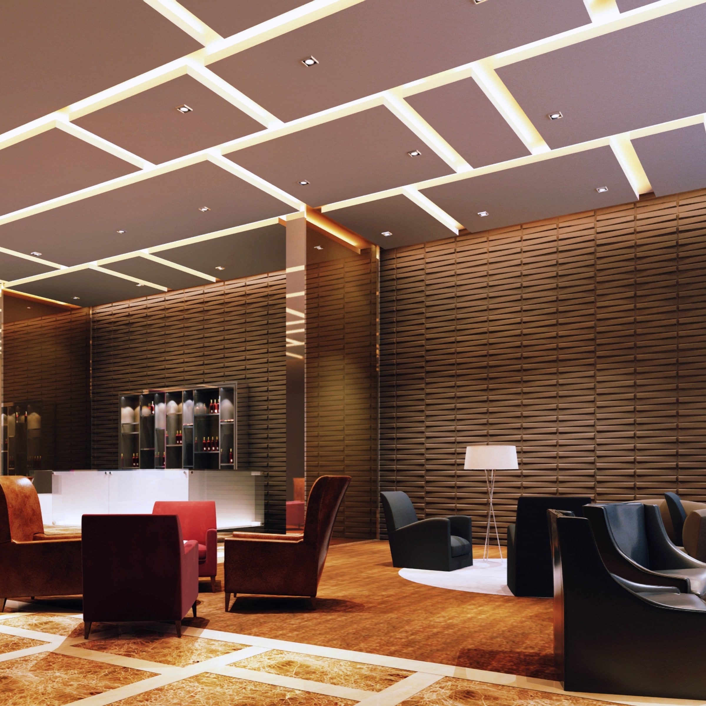 Illusory Square 3D Wall Panel – Articture